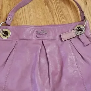 Coach | Bags | Coach Pink Leather Bag | Poshmark